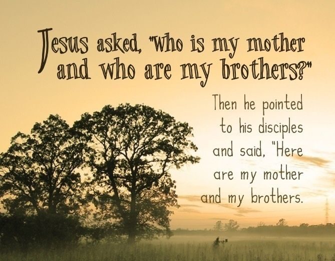 Friday Morning: 20 Sep 2019 – Matthew 12:38-50 ~ family ties – The ...