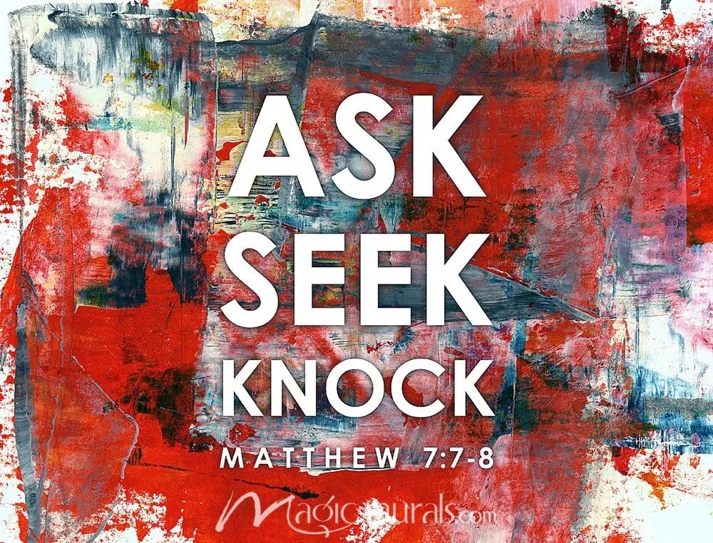 Matthew 7.7 ask – The Peanut Gallery